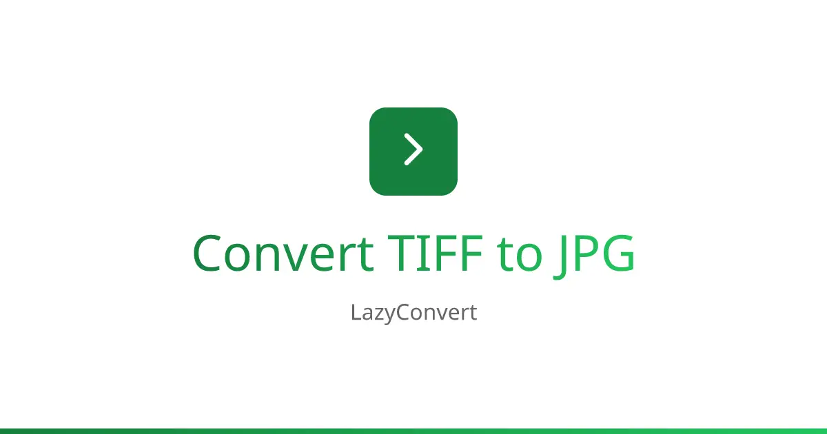TIFF to JPG Online Converter [Free]